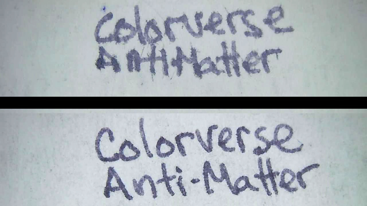 Extra Fine Nib Ink Review: Colorverse Anti-Matter : r/fountainpens