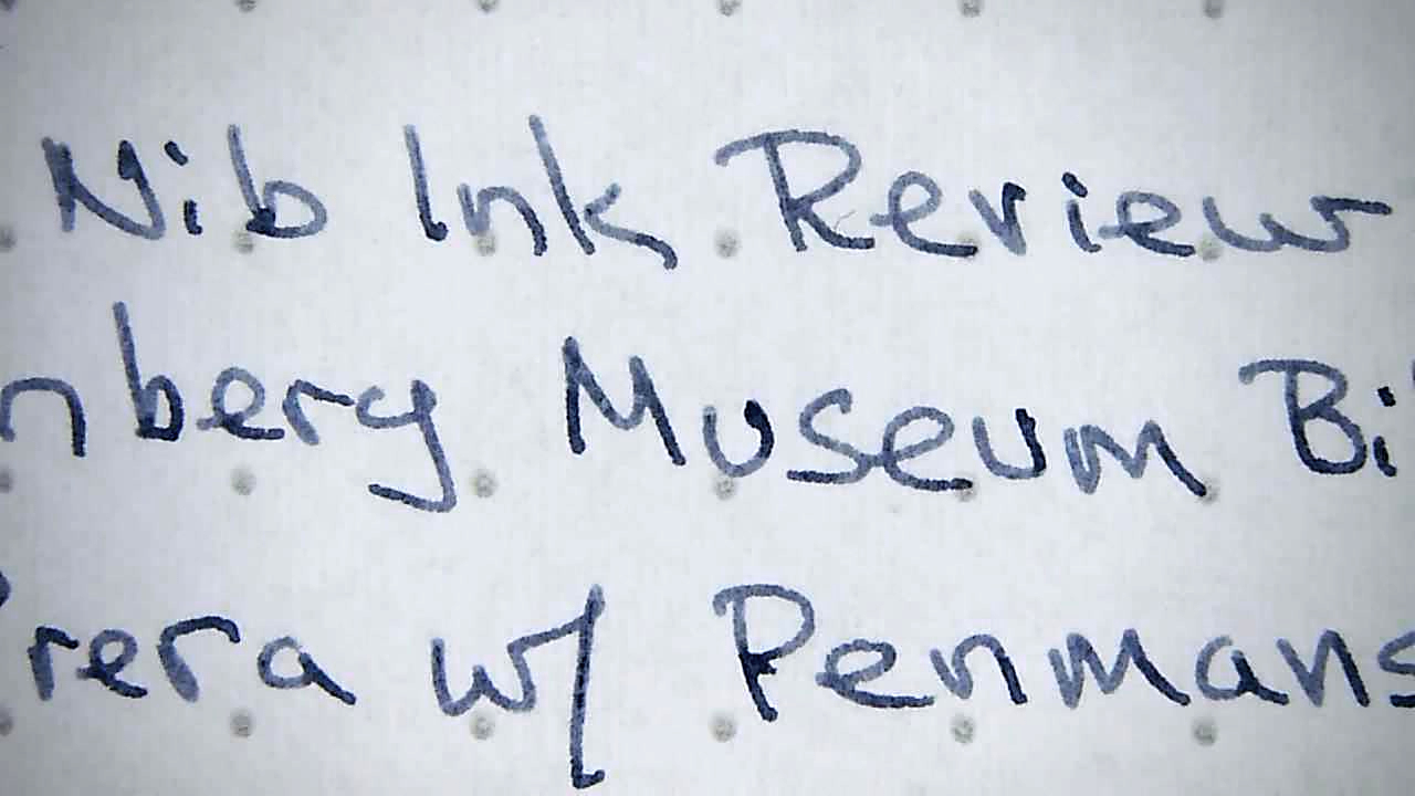 Extra Fine Nib Ink Review: Gutenberg Museum Bible Ink : r/fountainpens