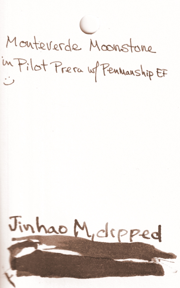 Extra Fine Nib Ink Review: Monteverde Moonstone : r/fountainpens