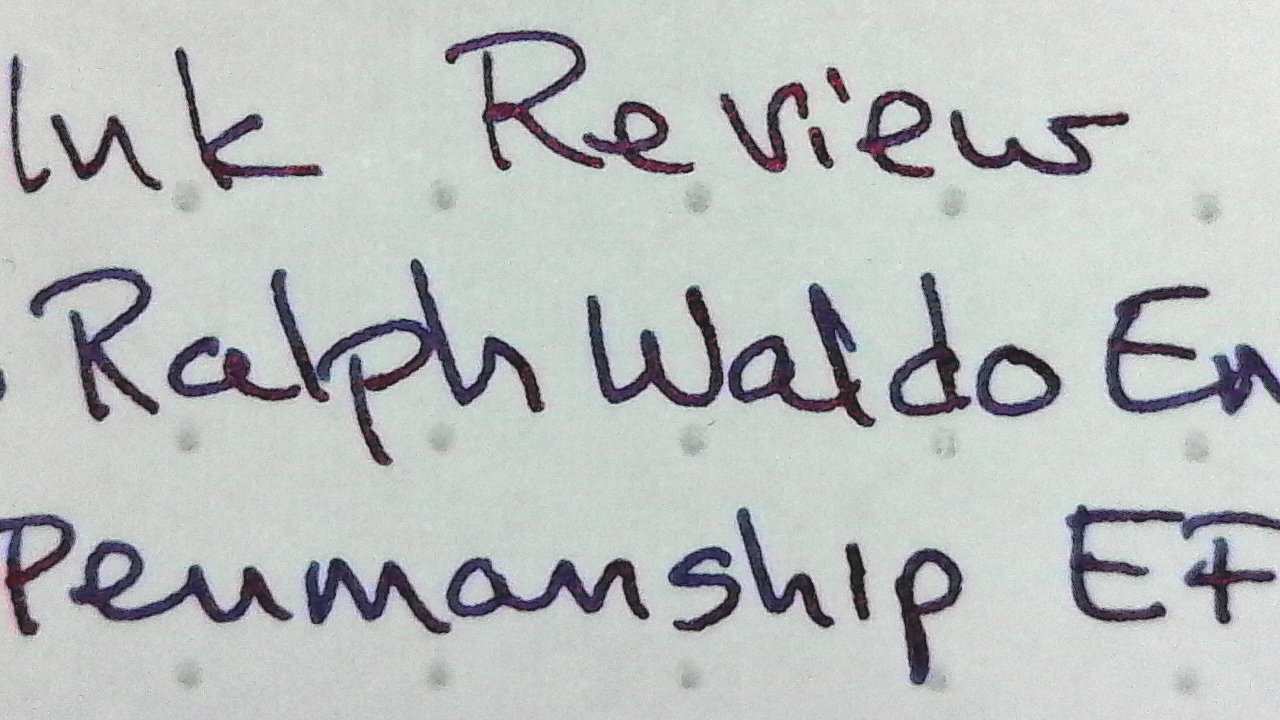 Extra Fine Nib Ink Review: Organics Studio Ralph Waldo Emerson Twilight ...