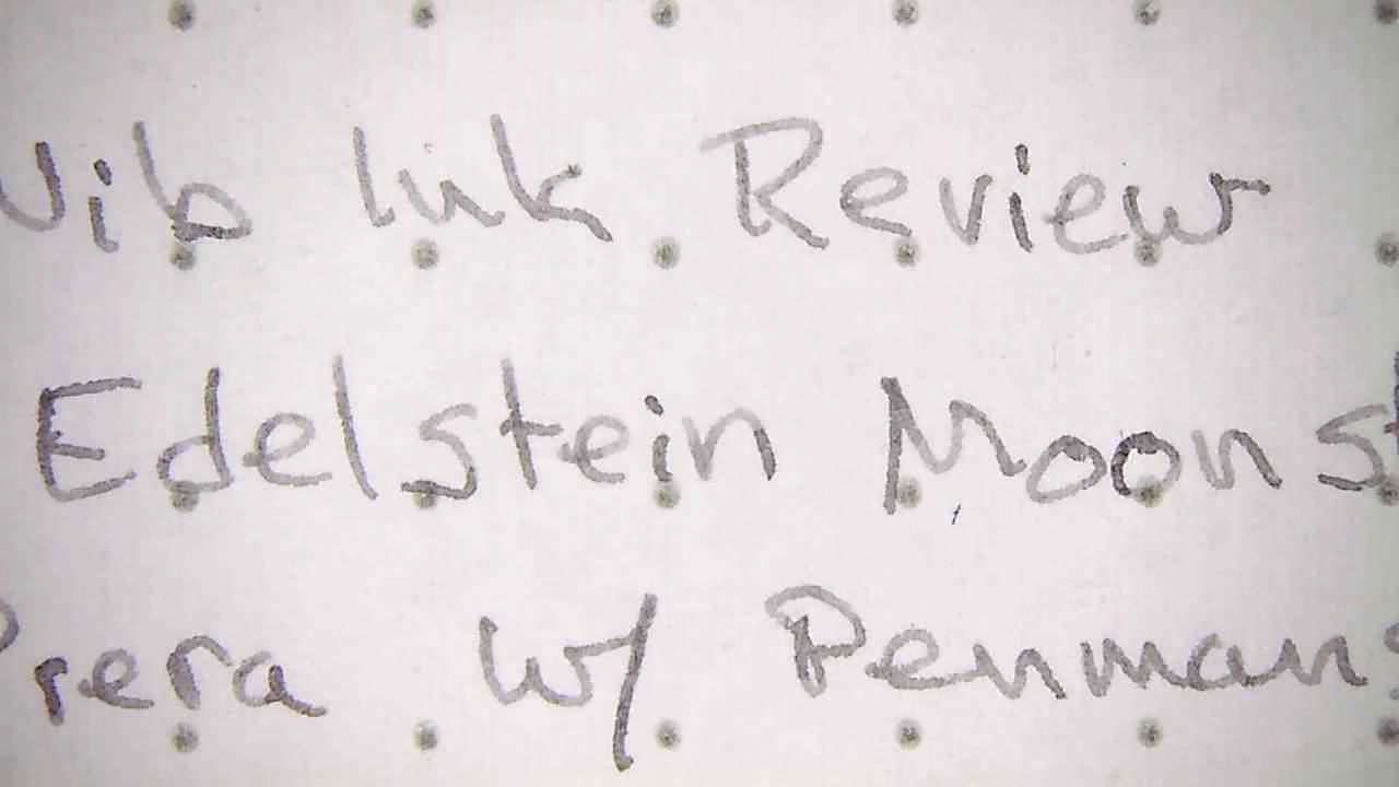 Extra Fine Nib Ink Review: Pelikan Edelstein Moonstone : r/fountainpens