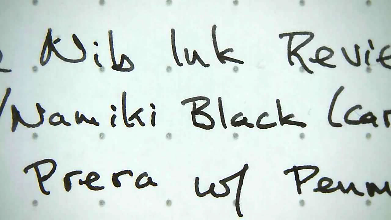 Extra Fine Nib Ink Review: Pilot Black : r/fountainpens