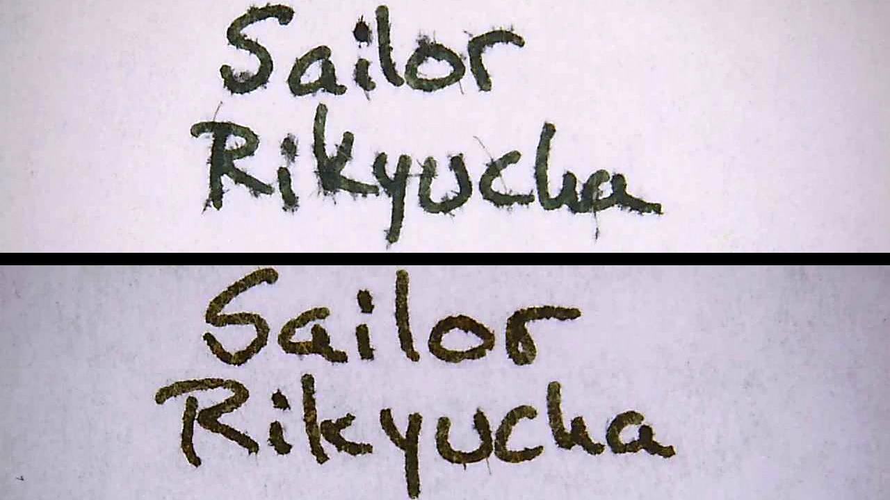 Extra Fine Nib Ink Review: Sailor Shikiori Rikyucha : r/fountainpens