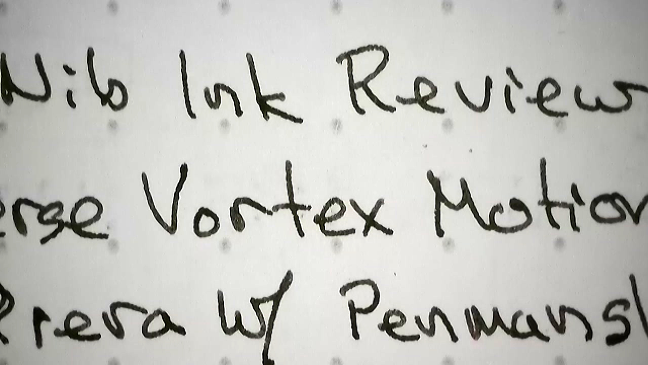 Extra Fine Nib Ink Review: Colorverse Vortex Motion : r/fountainpens