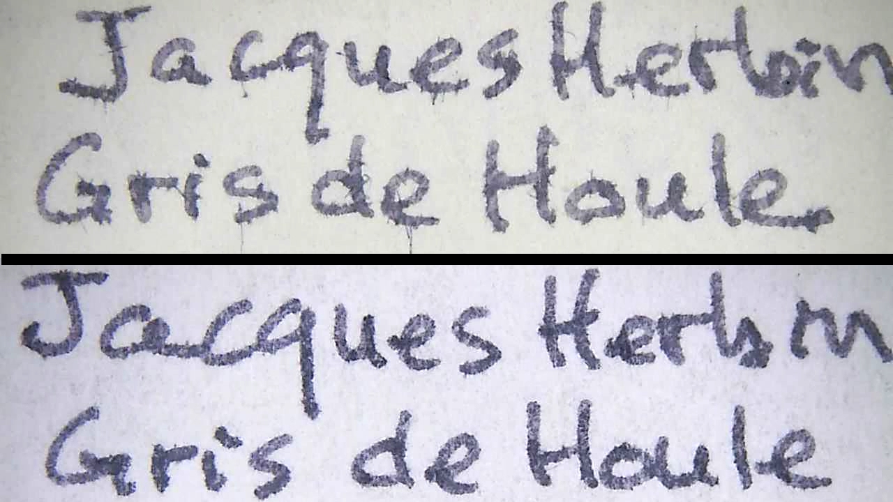 Extra Fine Nib Ink Review: Jacques Herbin Gris de Houle : r/fountainpens