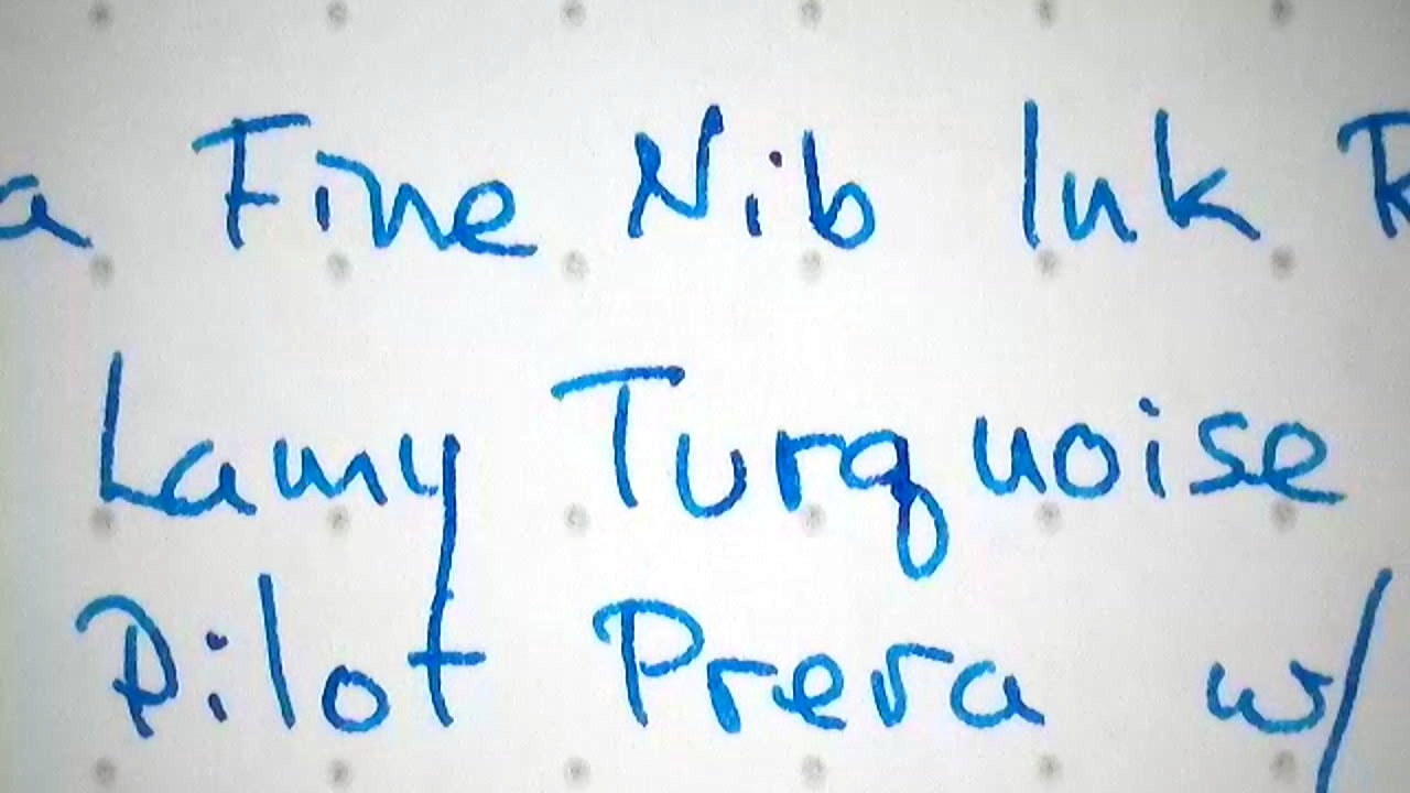Extra Fine Nib Ink Review: Lamy Turquoise : r/fountainpens