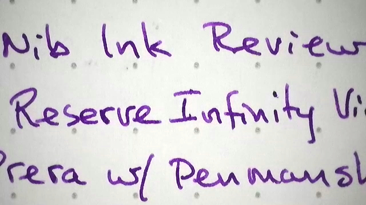 Extra Fine Nib Ink Review: Private Reserve Infinity Violet : r/fountainpens